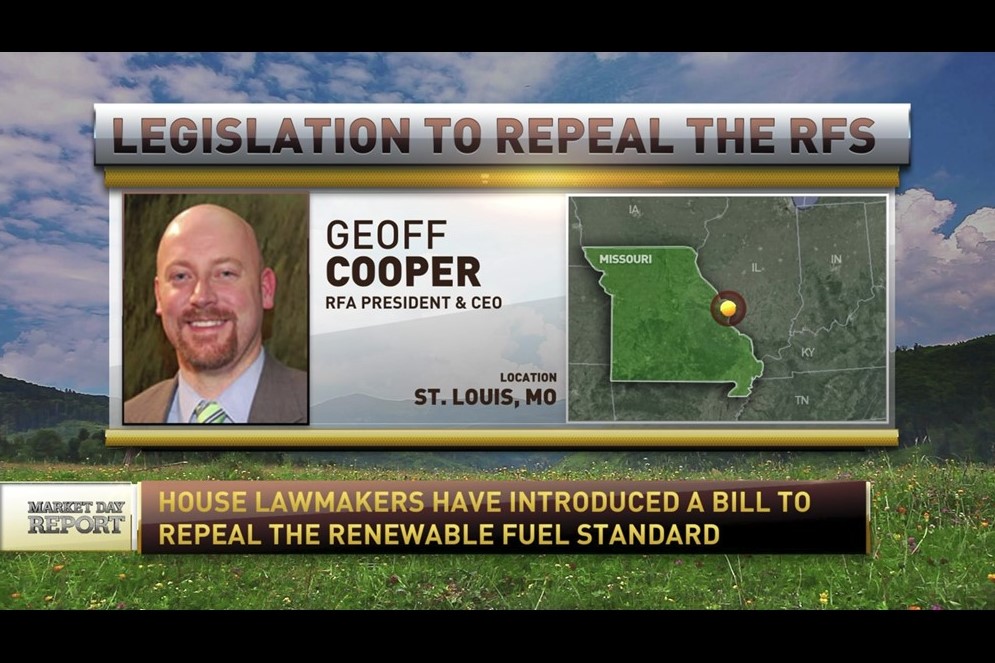 RFA: Effort to Repeal RFS Would Harm Rural Economy